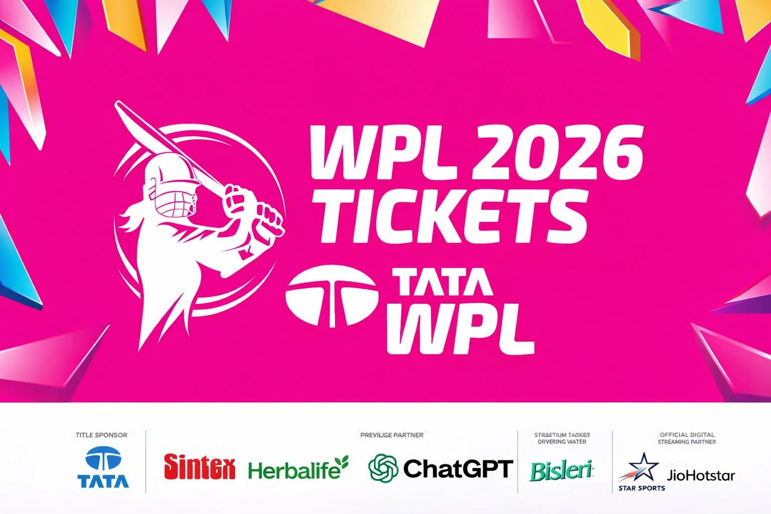 WPL 2026 Tickets :Delhi Capitals vs Royal Challengers Bengaluru | DC vs ...
